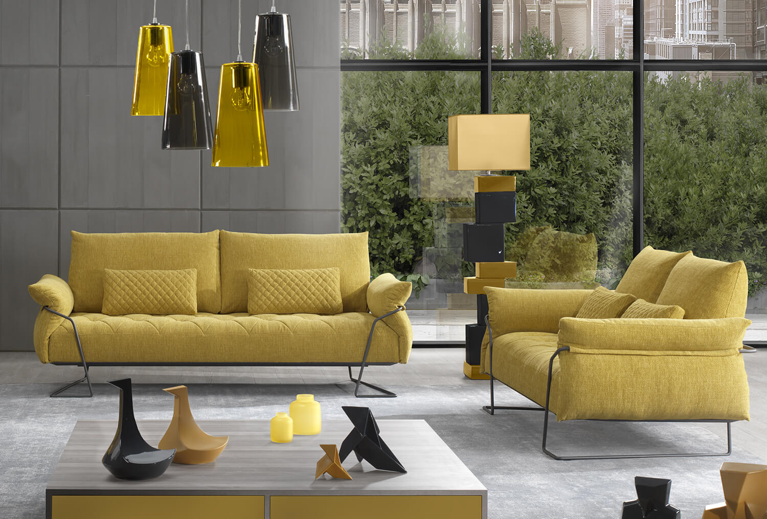 Canapé YELLOW - Aerre Italia - contemporain - jaune - VAZARD home