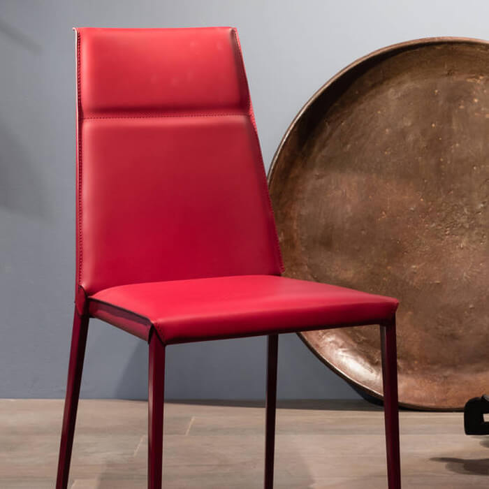 Chaise LOLAS - contemporaine - cuir ou tissu - VAZARD home