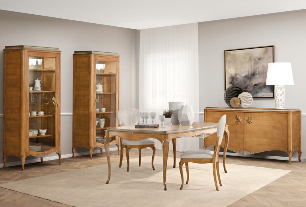 Buffet GALA - classique chic merisier et laque - VAZARD home